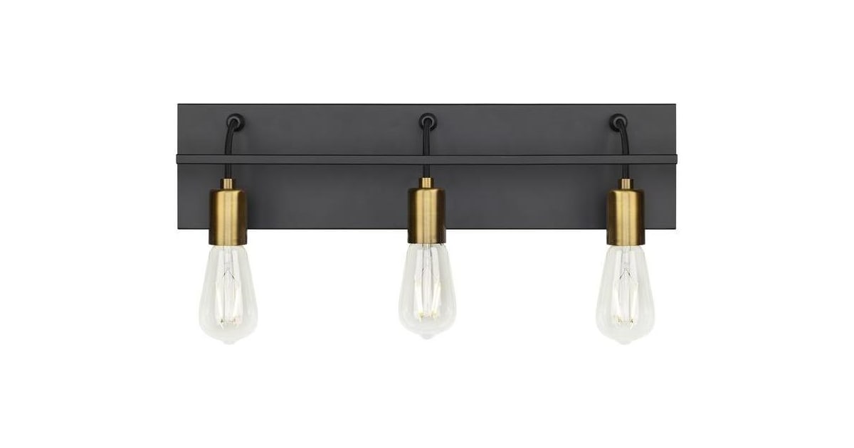 Generation Lighting BA1082BLAB Tae 3 Light 4" Wide Vanity Light | Build.com