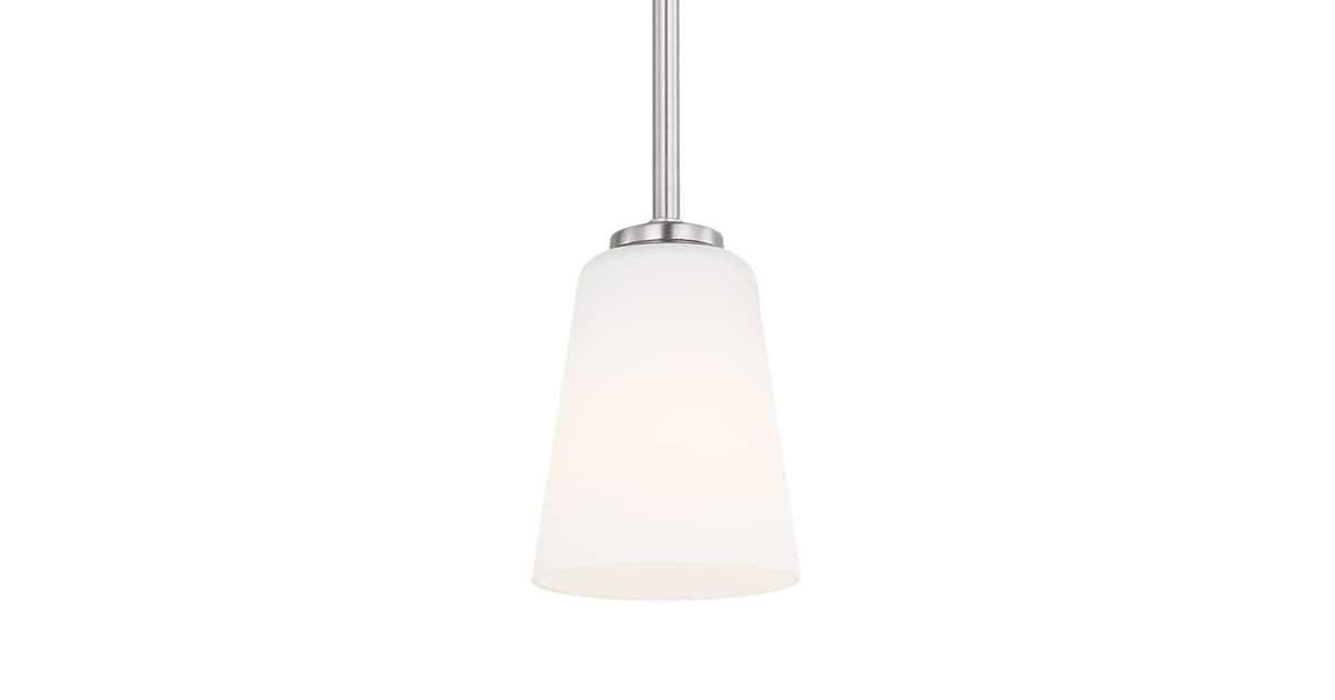 Generation Lighting GLP1031BS Miles 5" Wide Mini Pendant | Ferguson Home