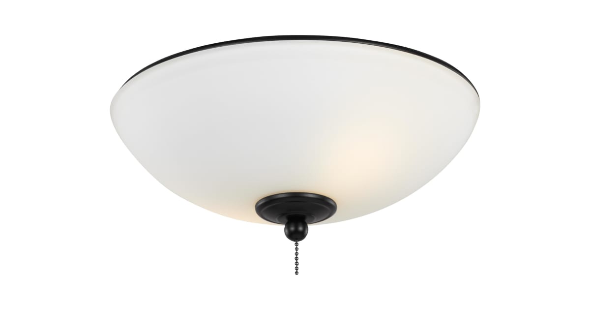 Generation Lighting MC266BK Universal 12" Wide Single LED Ceiling Fan ...