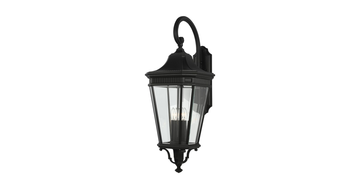 Generation Lighting OL5405BK Cotswold Lane 4 Light 37" Tall Wall Sconce | Ferguson Home