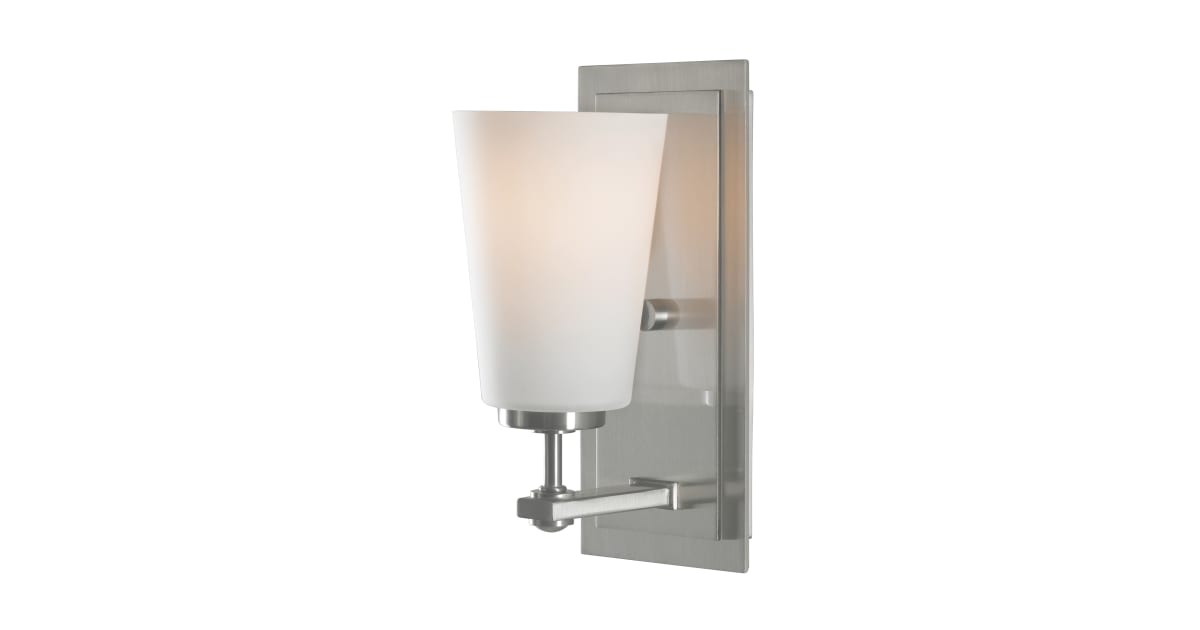 Generation Lighting VS14901EN3-BS Sunset Drive 10" Tall Bathroom Sconce ...