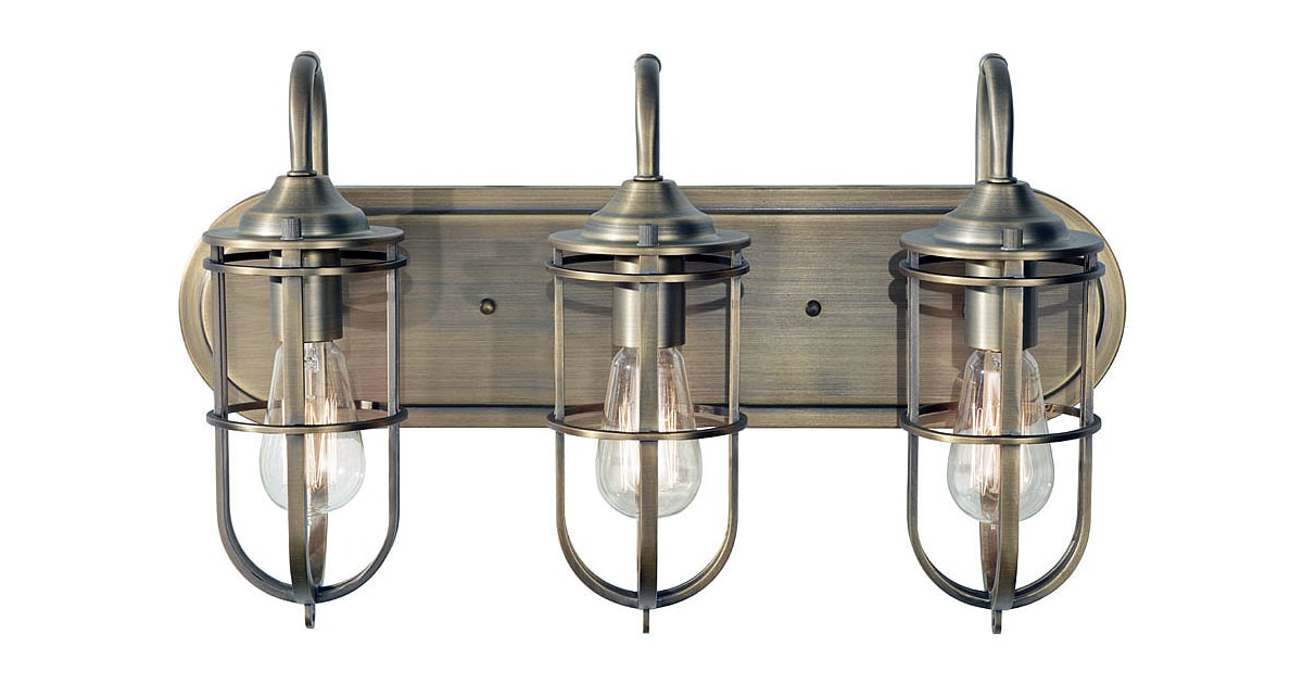 Generation Lighting VS36003-DAB Urban Renewal 3 Light 22" Wide Vanity ...