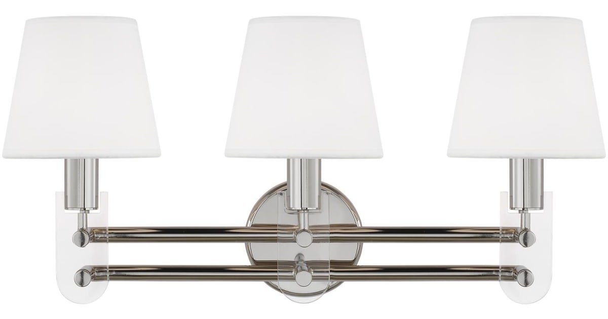Generation Lighting LV1063PN Jake 3 Light 23" Wide Bathroom Vanity ...