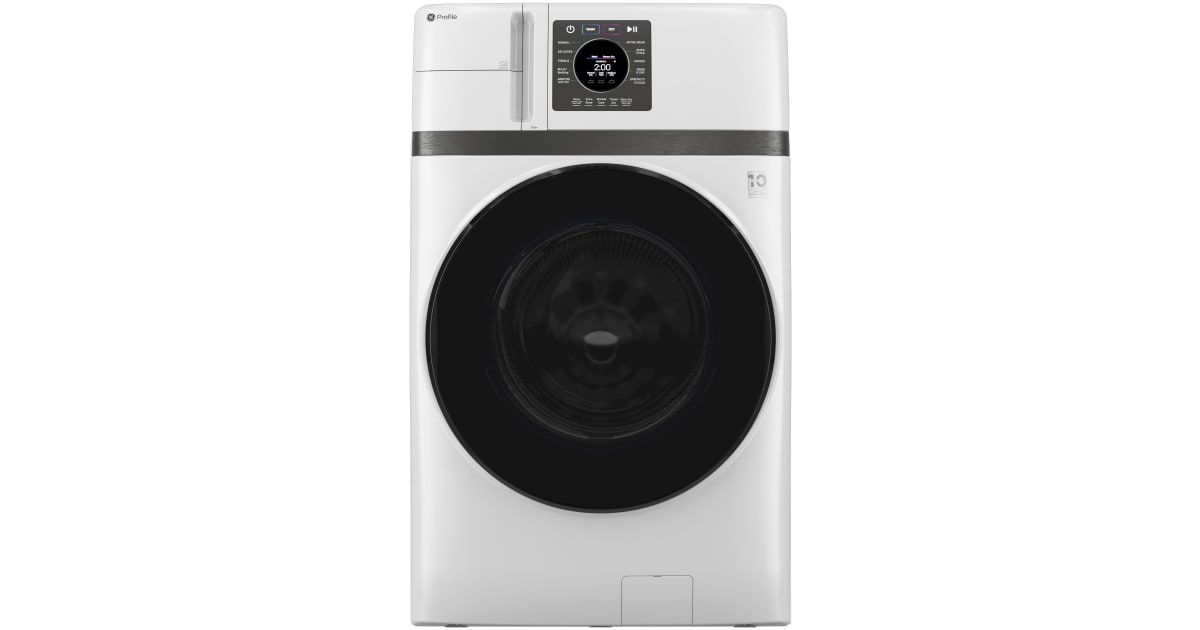 GE Profile PFQ83HSSWWW 28 Inch Wide 4.6 Cu. Ft. Combination Washer and ...