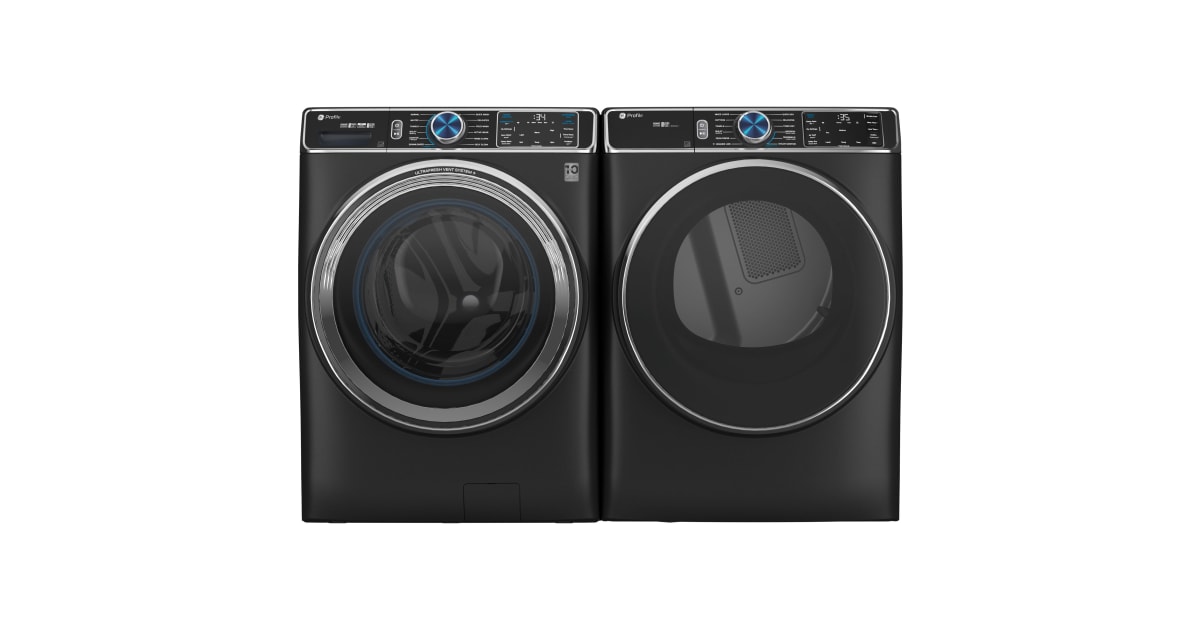 GE Profile PFW950SPTDS-PFD95ESPTDS 28 Inch Wide 5.3 Cu. Ft. Front Load ...