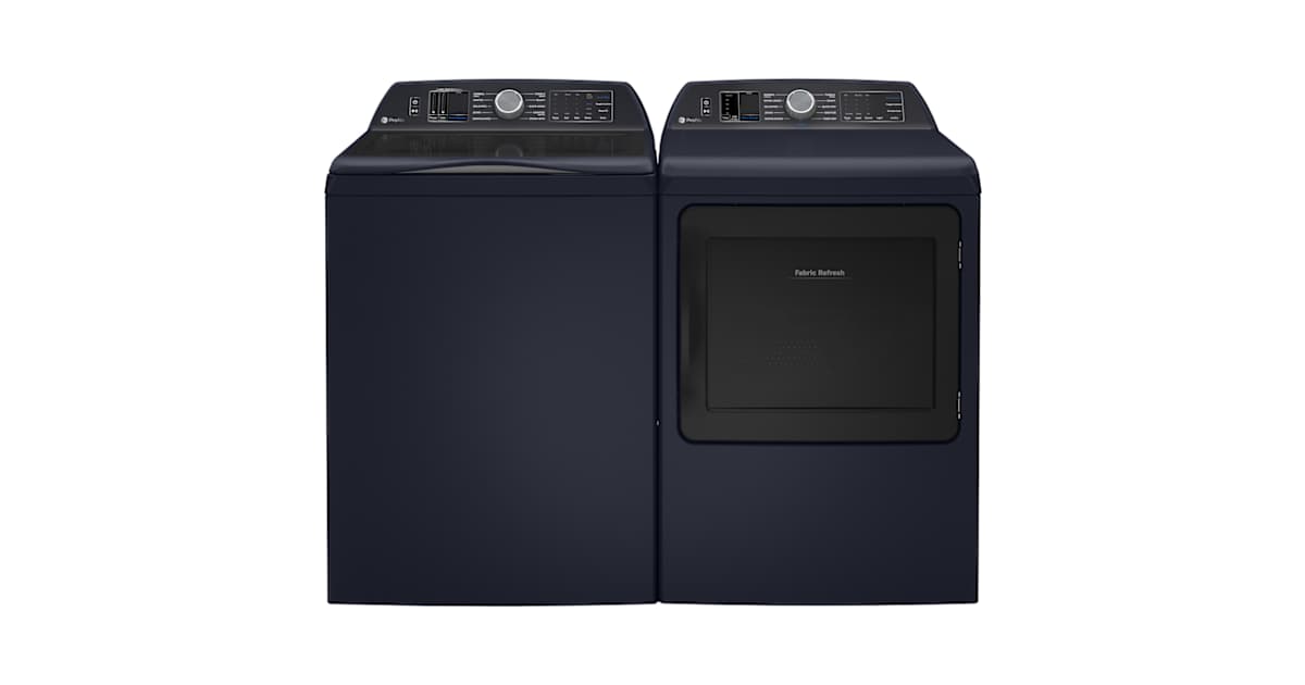 GE Profile PTW805BPWRS-PTD90EBPTRS 28 Inch Wide 5.3 Cu. Ft. Top Load ...