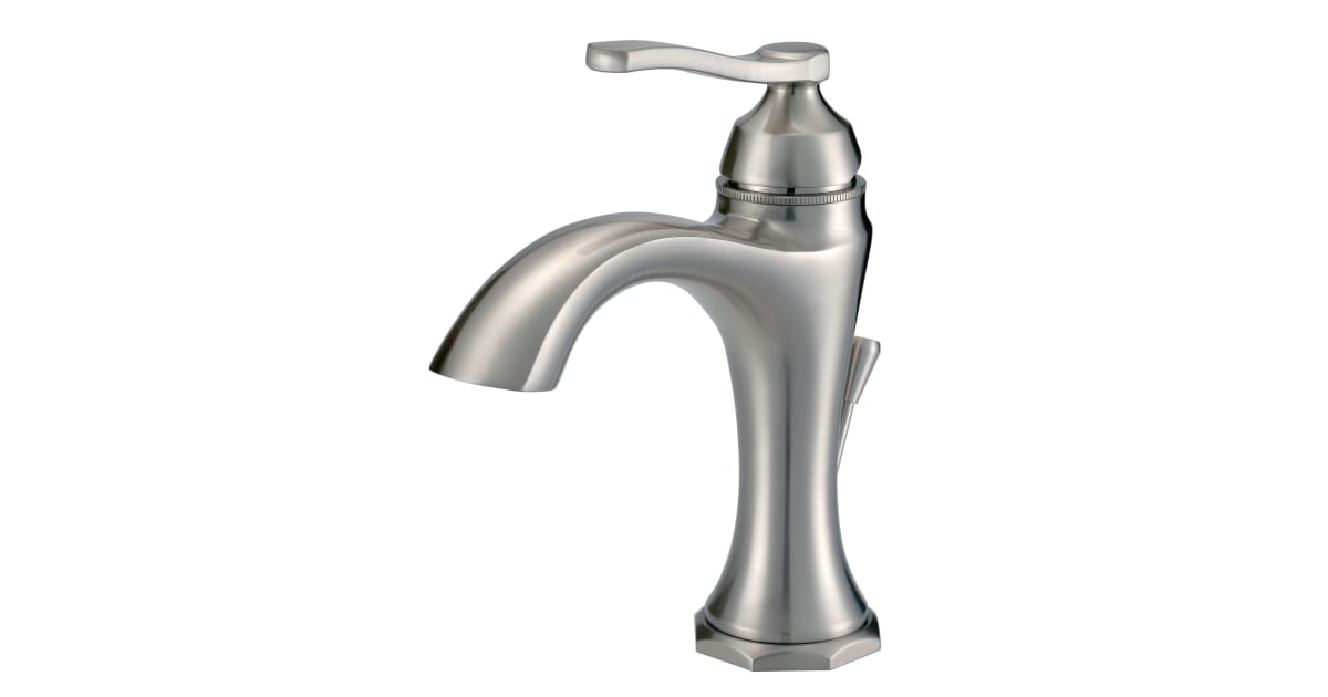 Gerber D225028BN Draper 1.2 GPM Single Hole Bathroom Faucet and Pop-Up ...