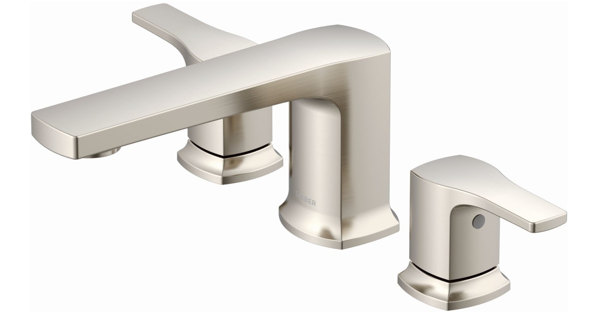 Gerber D300970BNT Tribune Deck Mounted Roman Tub Filler | Build.com