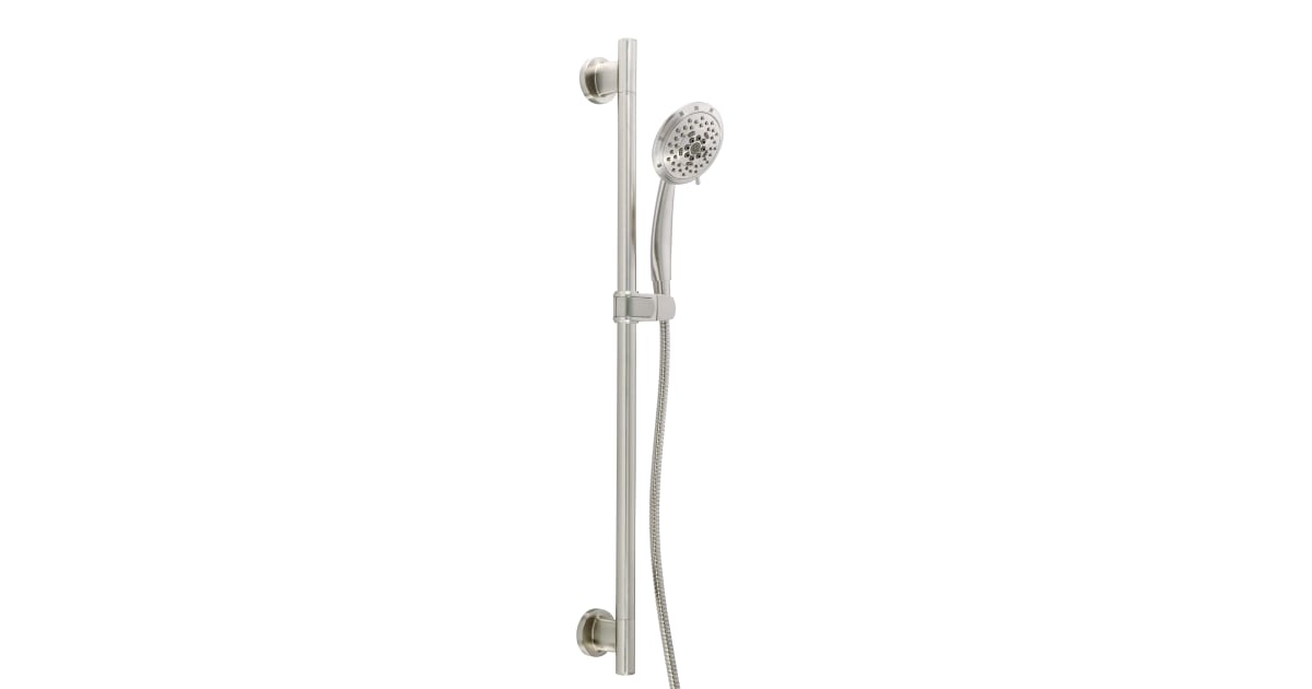 Gerber D461735BN Versa 2 GPM Multi Function Hand Shower with Slide Bar ...