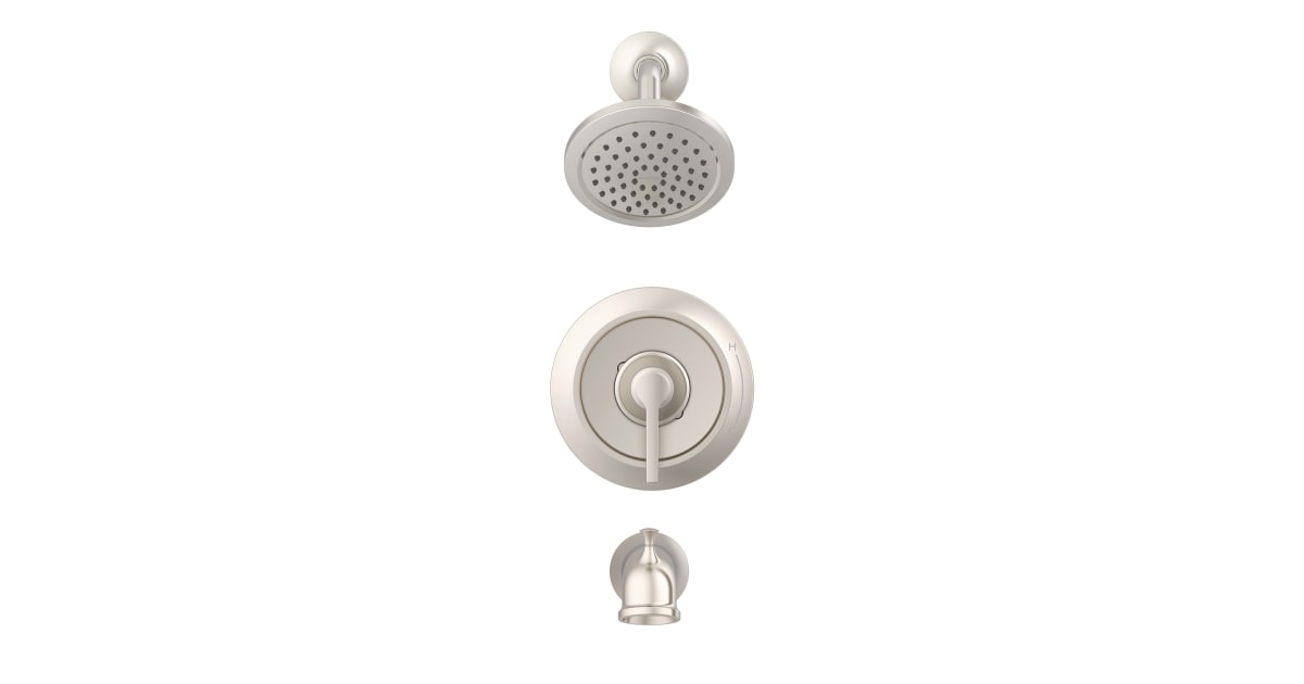 Gerber D501079BNTC Northerly Tub and Shower Trim Package with 1.75 GPM ...