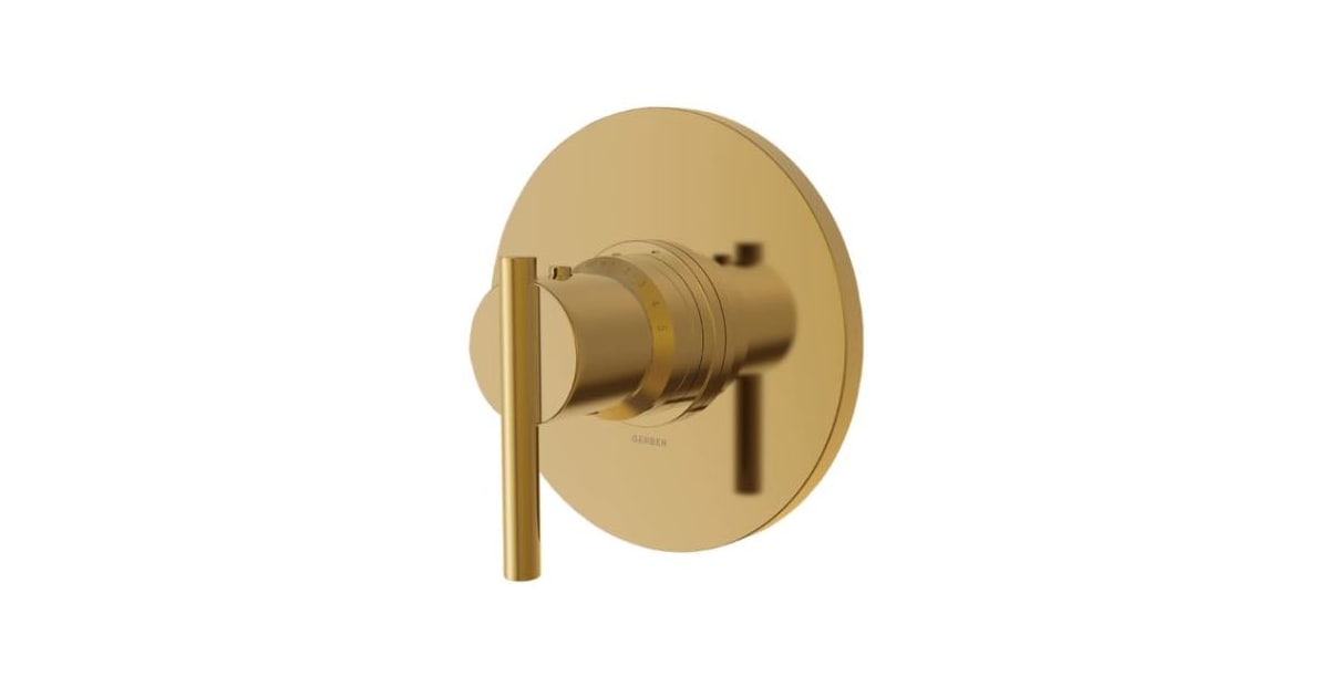 Gerber D562058BBT Parma Single Function Thermostatic Valve Trim Only ...