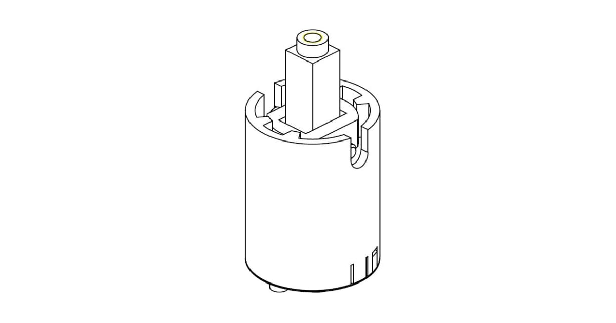 Gerber DA507848N Ceramic Disc Cartridge for Single Handle Faucet ...