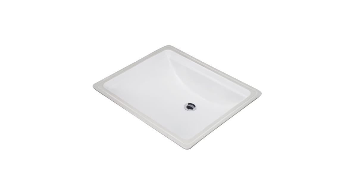 Gerber G0012765 Logan Square Rectangular Petite Undercounter Bathroom ...