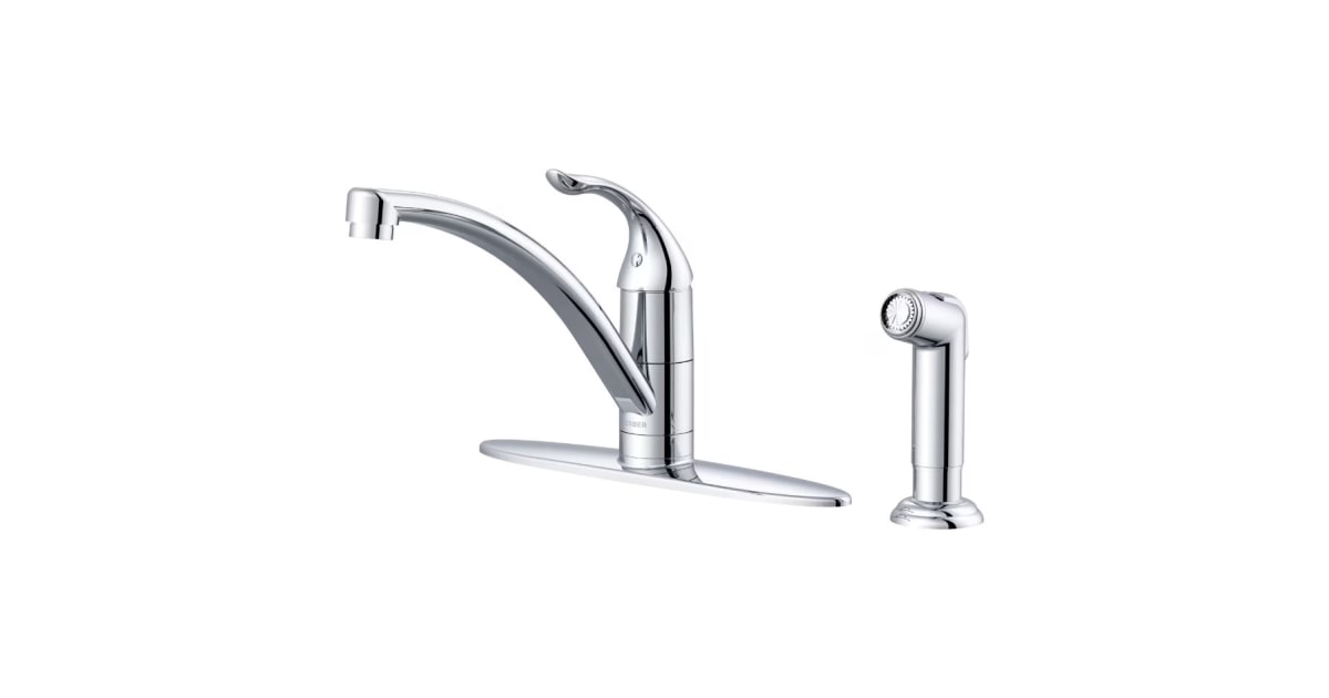Gerber G0040012 Viper 1.75 GPM Single Hole Kitchen Faucet - Includes ...