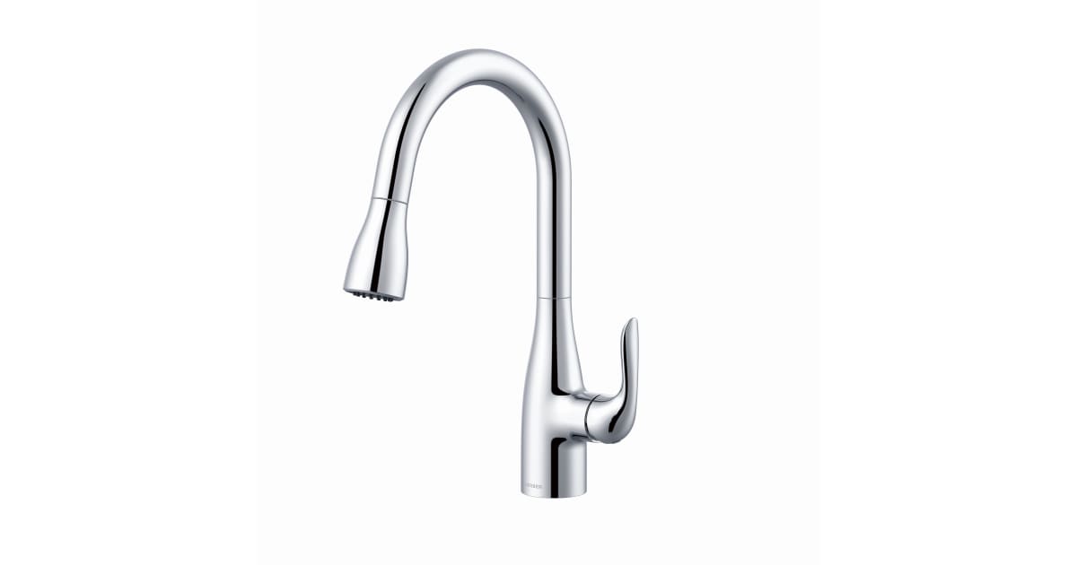 Gerber G0040164 Viper 1.75 GPM Single Hole Pull Down Kitchen Faucet ...