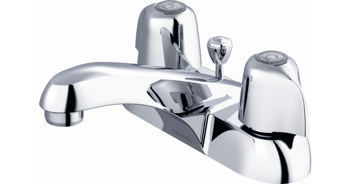 Gerber G0043431 Classics 1.2 GPM Centerset Bathroom Faucet with Pop-Up ...