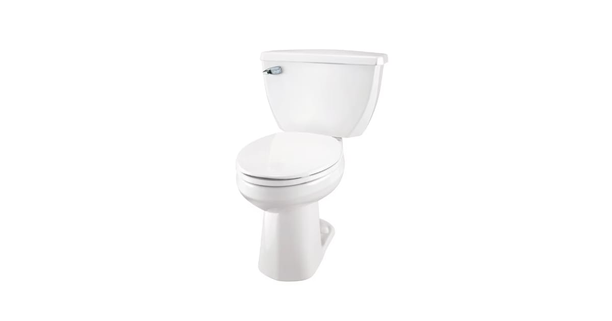 Gerber GUL20317 Ultra Flush 1.0 gpf 10" Rough-In Two-Piece Elongated ...