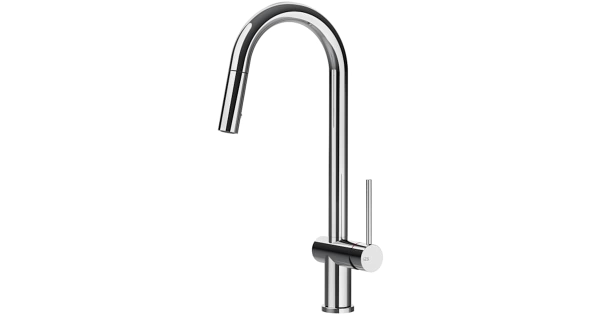 Gessi 37231-031 Oxygene 1.75 GPM Single Hole Tall Pull Down Kitchen ...