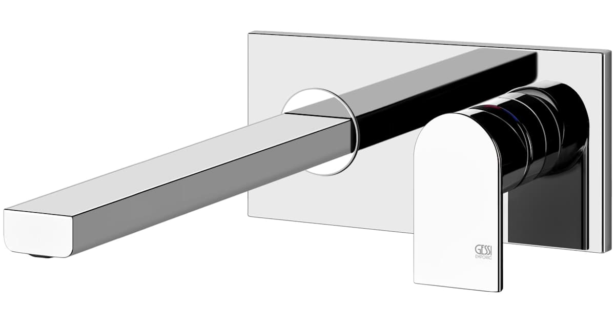 Gessi 44895-031 Emporio 1.2 GPM Wall Mounted Centerset Bathroom Faucet ...