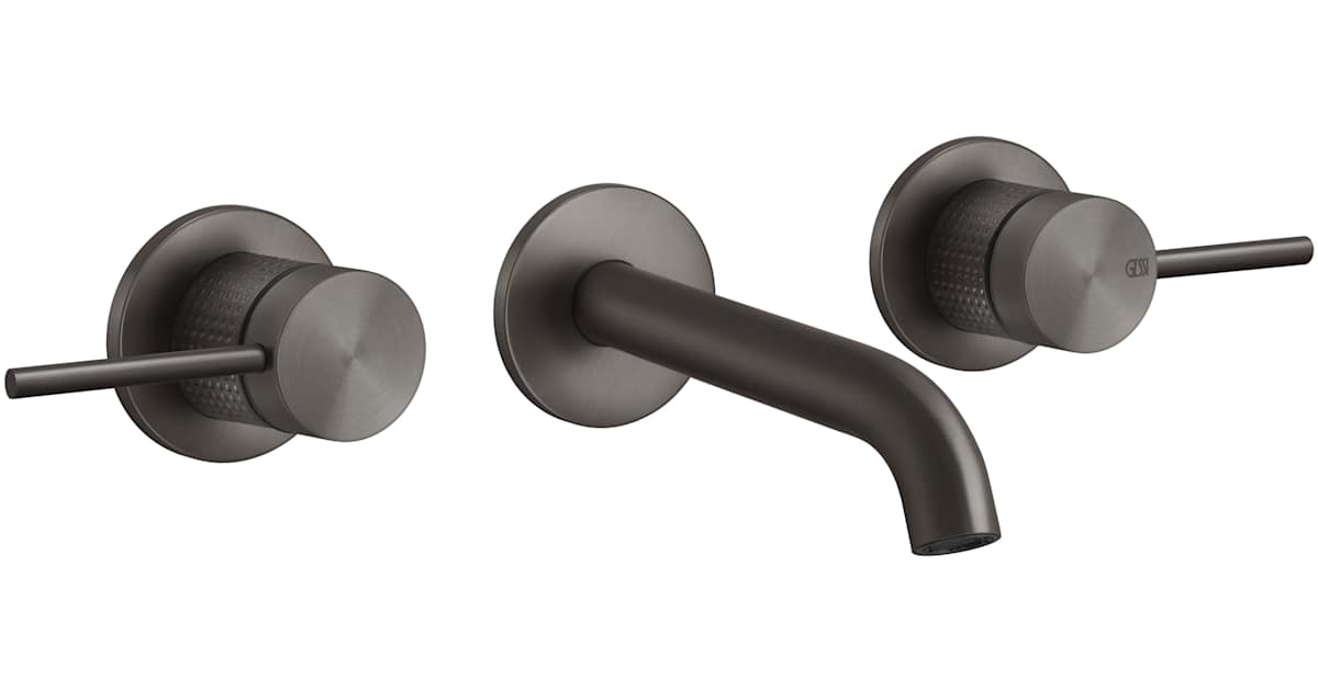 Gessi 54492-707 Gessi 316 1.2 GPM Wall Mounted Widespread Bathroom ...