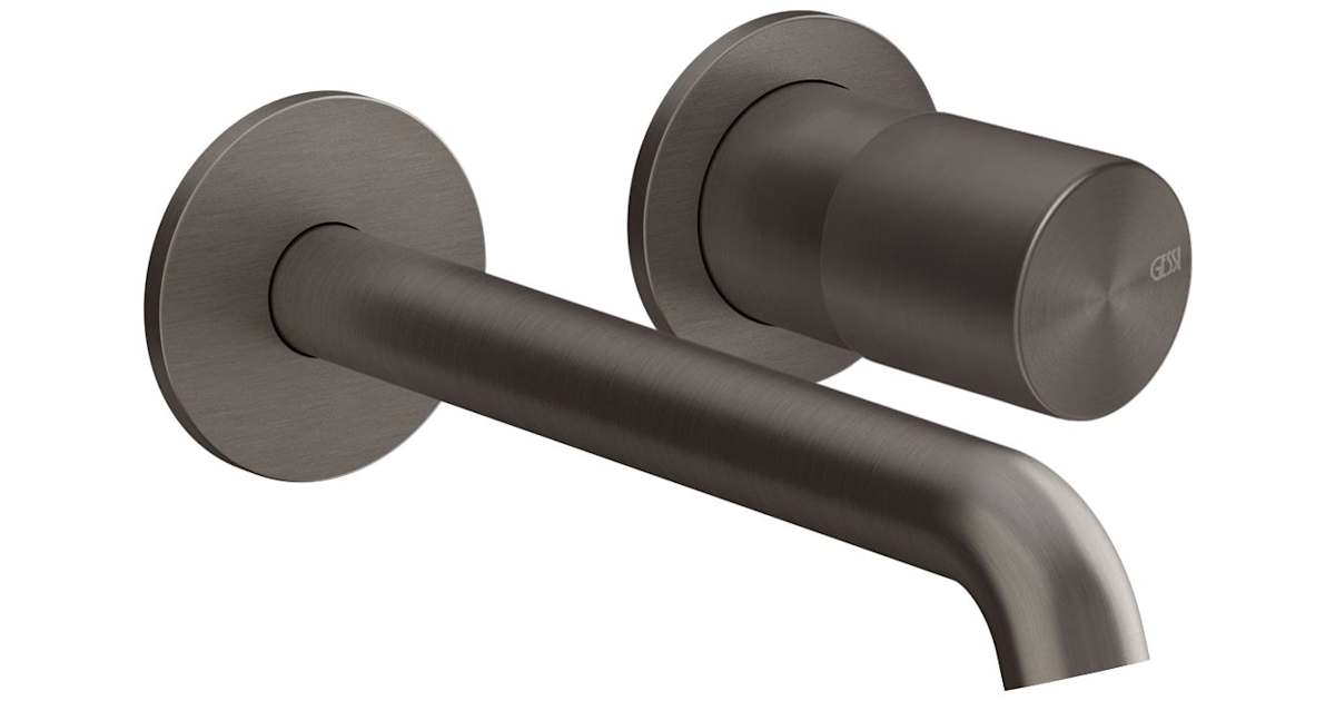 Gessi 70088-707 Habito 1.2 GPM Wall Mounted Widespread Bathroom Faucet ...