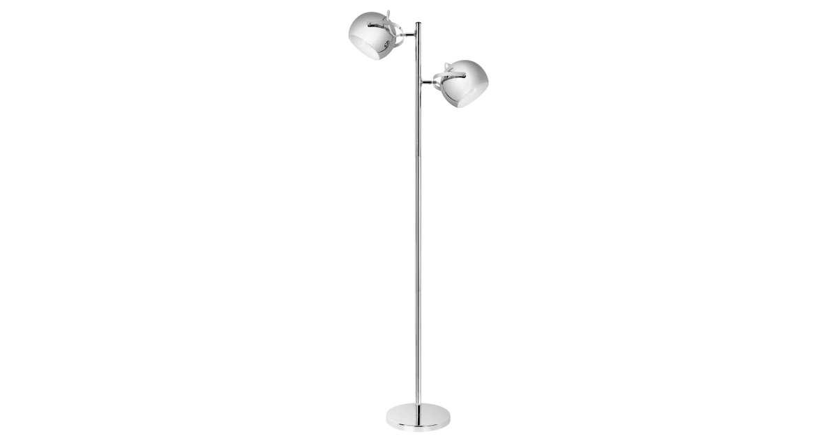 Globe Electric 12807 Miles 2 Light 61" Tall Floor Lamp | Build.com