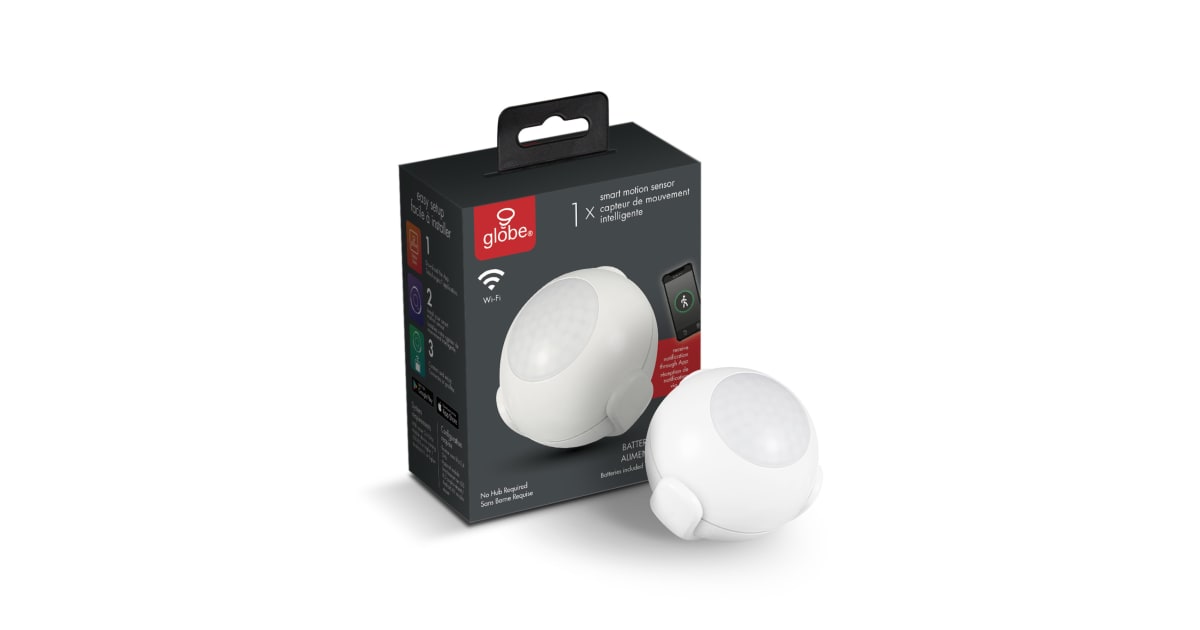 Globe Electric 50026 Wireless Smart Home Motion Sensor | Ferguson Home