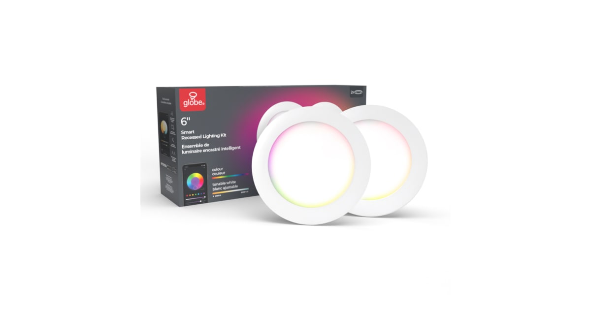 Globe Electric 50069 Pack of (2) Globe Smart Collection LED Smart ...