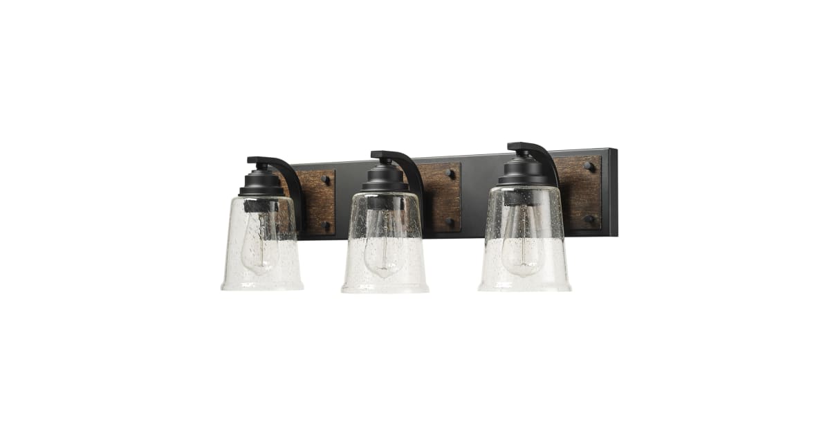 Globe Electric 51852 Warsaw 3 Light 24" Wide Bathroom Vanity Light ...