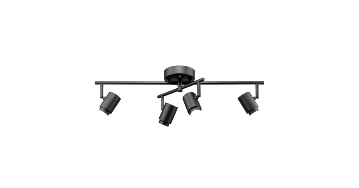 Globe Electric 59884 Walton 4 Light 26" Wide LED Fixed Rail Ceiling ...