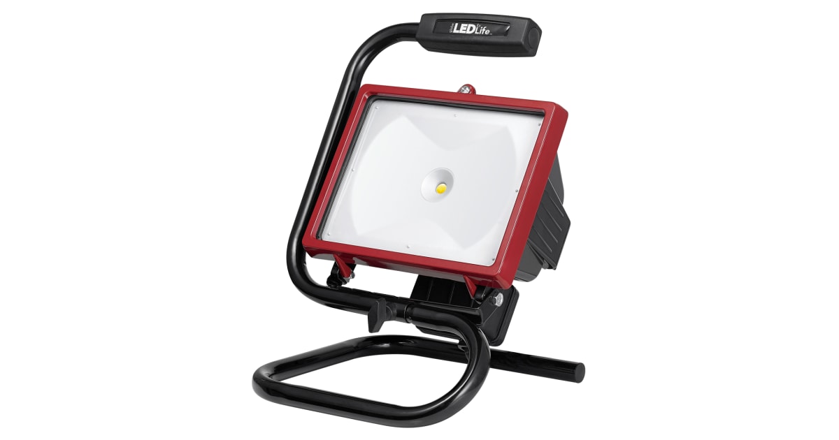 Globe Electric 6617901 Single Light 8 Inch Wide LED Work Light | Build.com