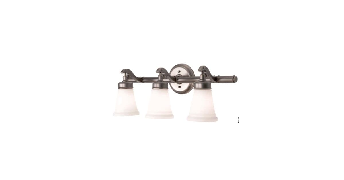 Golden Lighting E-99774 Three Light Bathroom / Vanity Light Fixture ...