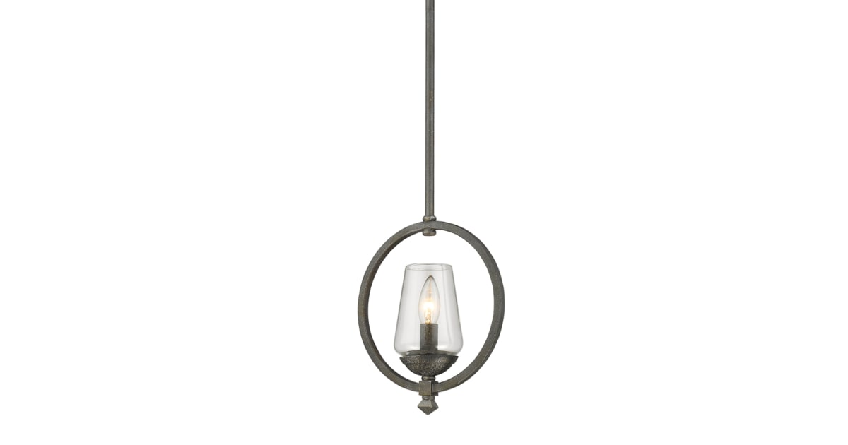 Golden Lighting 1208-M1L DNI Marcellis 1 Light Single Pendant with ...