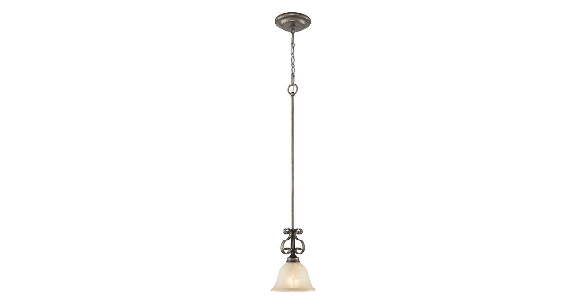 Golden Lighting 2488-M1L FI Single Light Mini Pendant from the ...