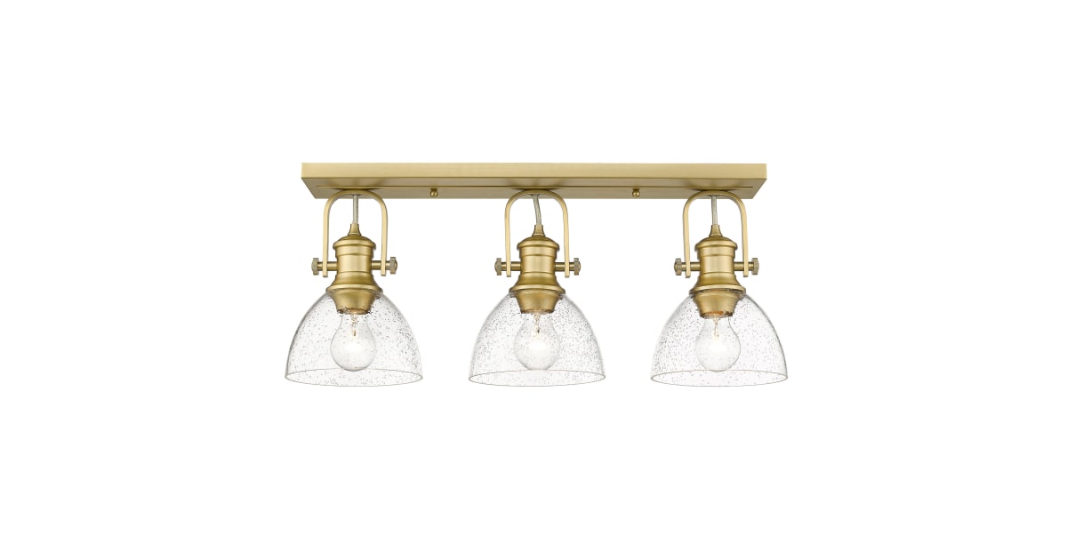 Golden Lighting 3118-3SF BCB-SD Hines 3 Light 25" Wide Bathroom Vanity ...