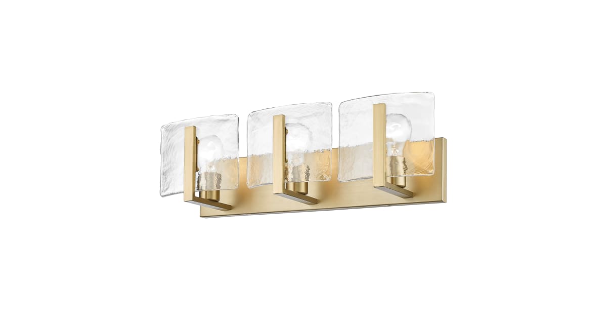 Golden Lighting 3164-BA3 BCB-HWG Aenon 3 Light 22" Wide Vanity Light ...