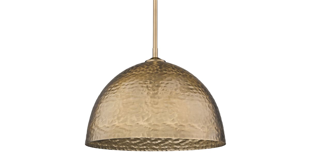 Golden Lighting 6950-L MBS Shepard 16" Wide Pendant | Ferguson Home
