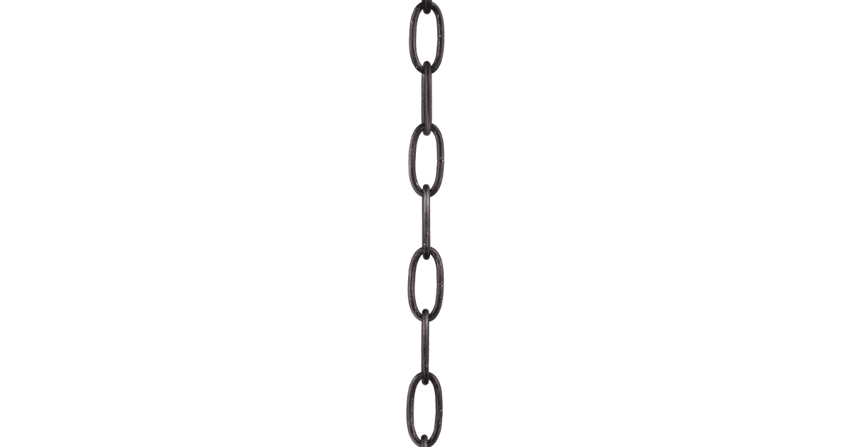 Golden Lighting CHAIN-GMT-3.8 3 Foot Chain in Gun Metal Bronze ...