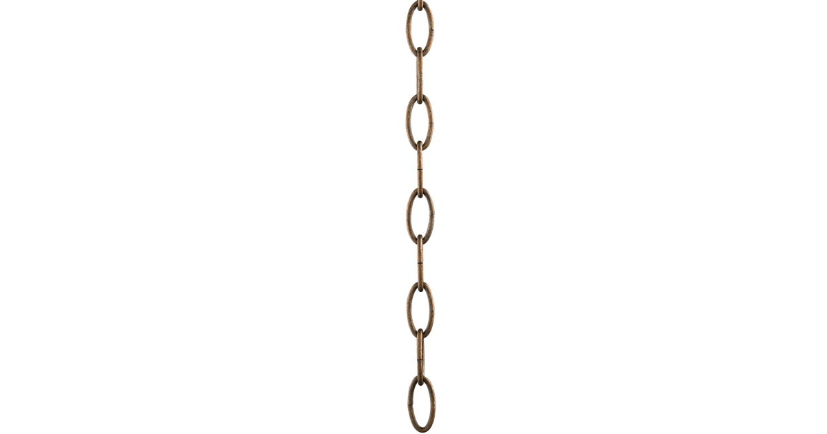 Golden Lighting CHAIN-RG 3 Foot Chain in Rose Gold Finish for Beau ...
