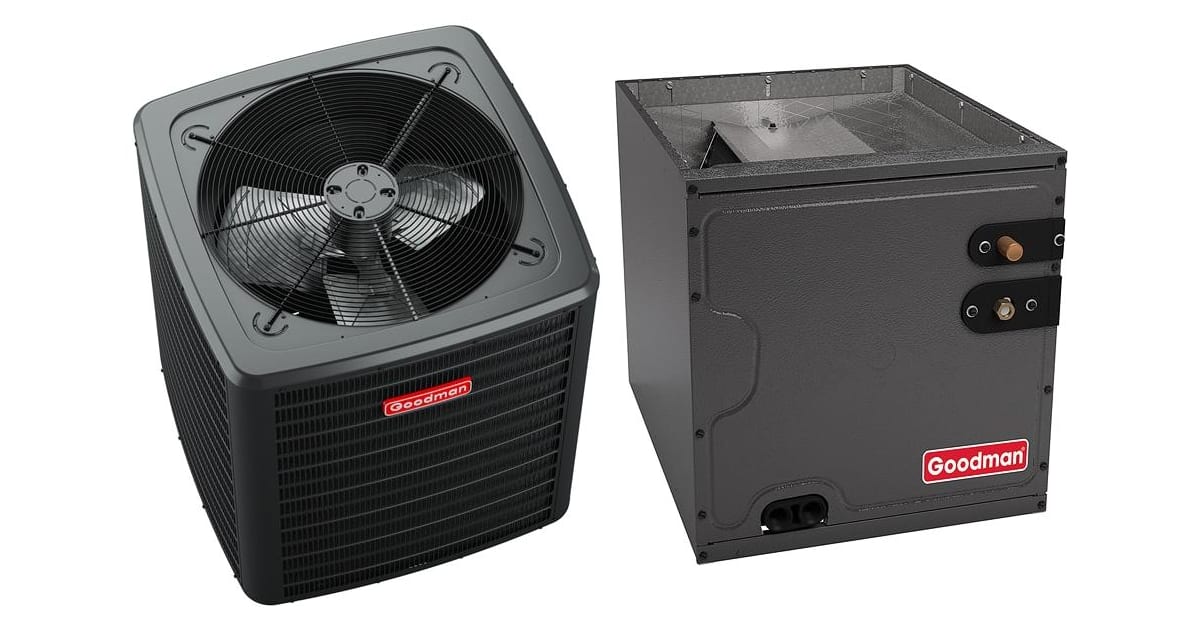Goodman GLXS3BN1810 CAPTA1818A3 1.5 Ton Cooling 13.4 SEER2 Central Air ...