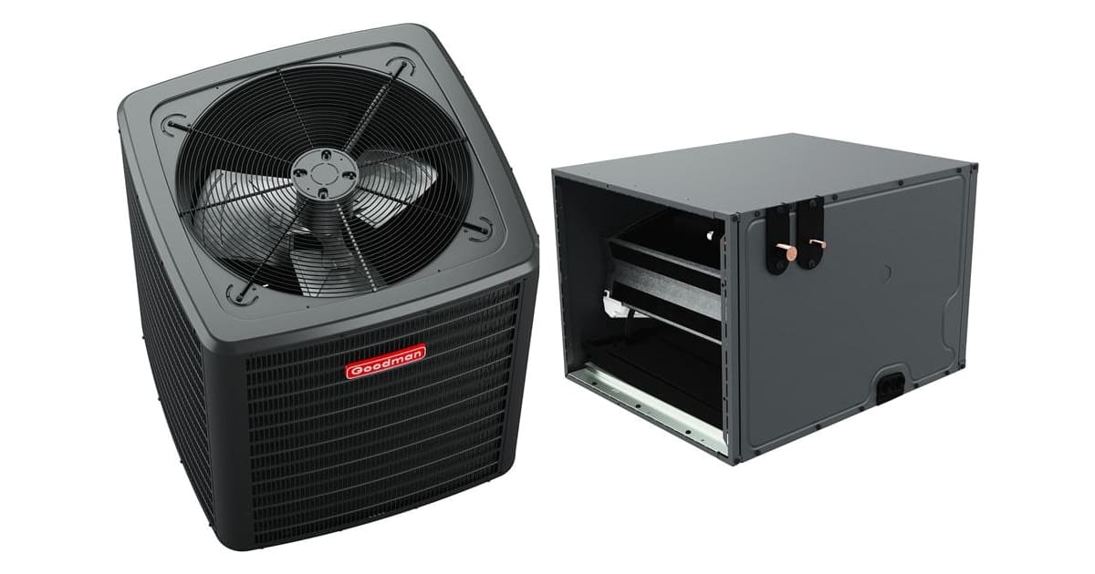 Goodman GLXS3BN3010 CHPTA3630B3 2.5 Ton Cooling 13.4 SEER2 Central Air ...