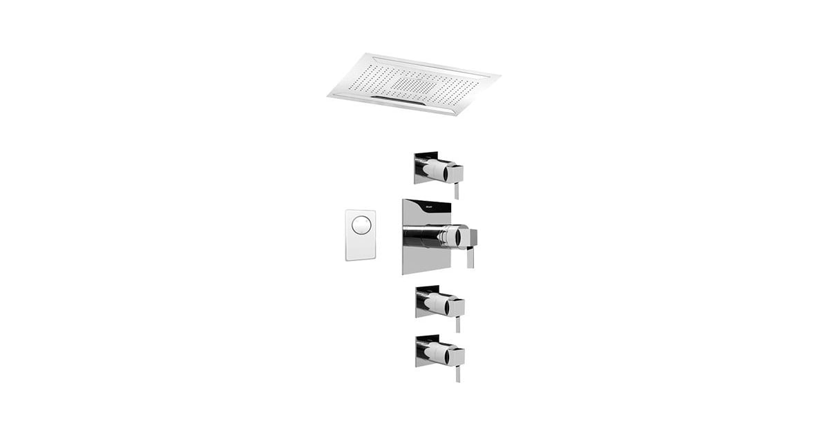 Graff AQ4.000A-LM39S-PC Aqua-Sense Ceiling-Mount Shower System ...