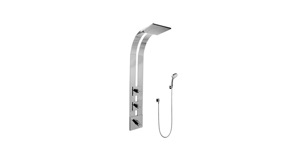 Graff GE2.030A-C14S-PC-T Thermostatic Shower System Trim with Metal ...