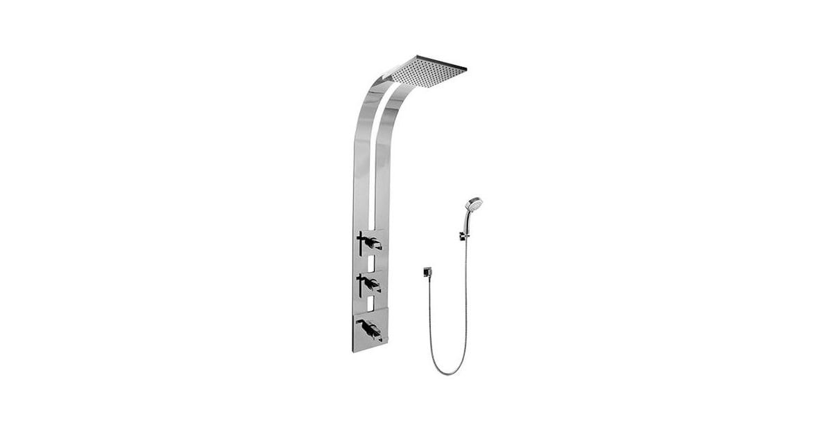 Graff GE2.030A-C9S-PC Immersion Thermostatic Shower System with Metal ...