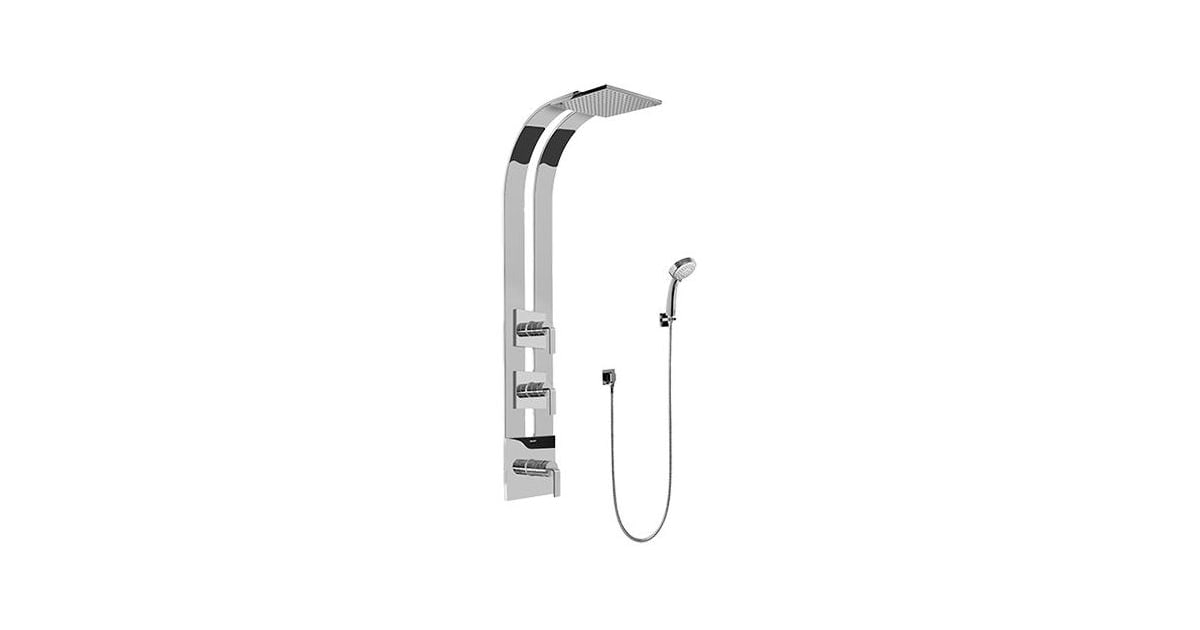 Graff GE2.030A-LM40S-PC Immersion Thermostatic Shower System with Metal ...
