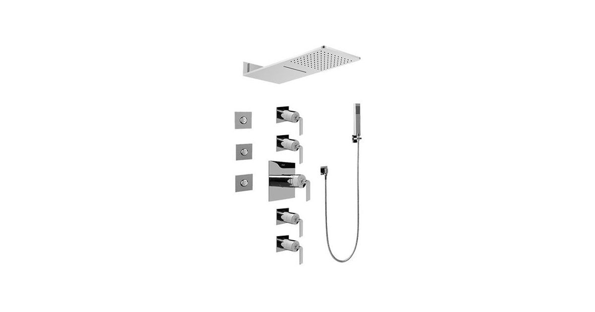 Graff GH1.123A-LM40S-PC Aqua-Sense Full Square Thermostatic Shower ...