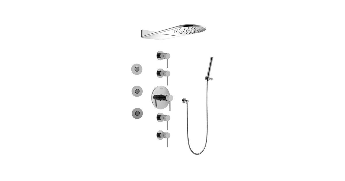 Graff GK1.123A-LM37S-PC Aqua-Sense Full Round Thermostatic Shower ...