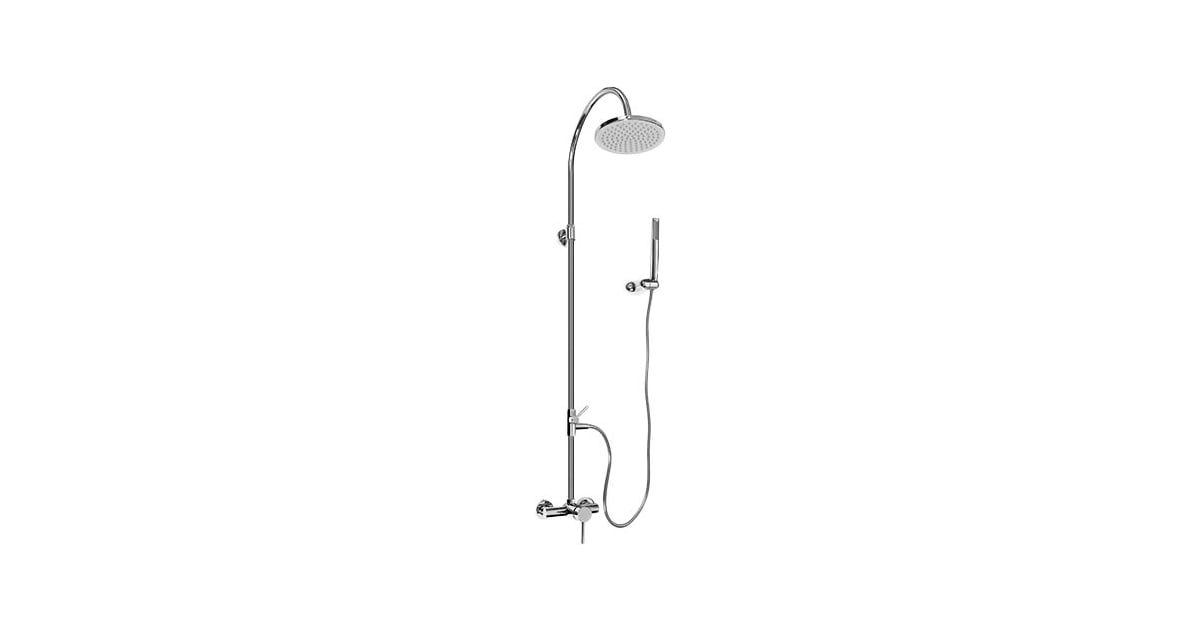 Graff GX-6170-LM3F-PC M.E. Thermostatic Shower System with Shower Head ...