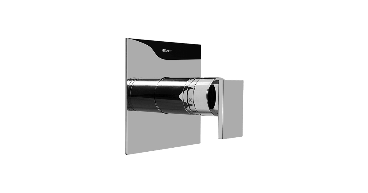 Graff G-8041-LM31S-PC-T Valve Trim Only with Metal Lever Handle ...