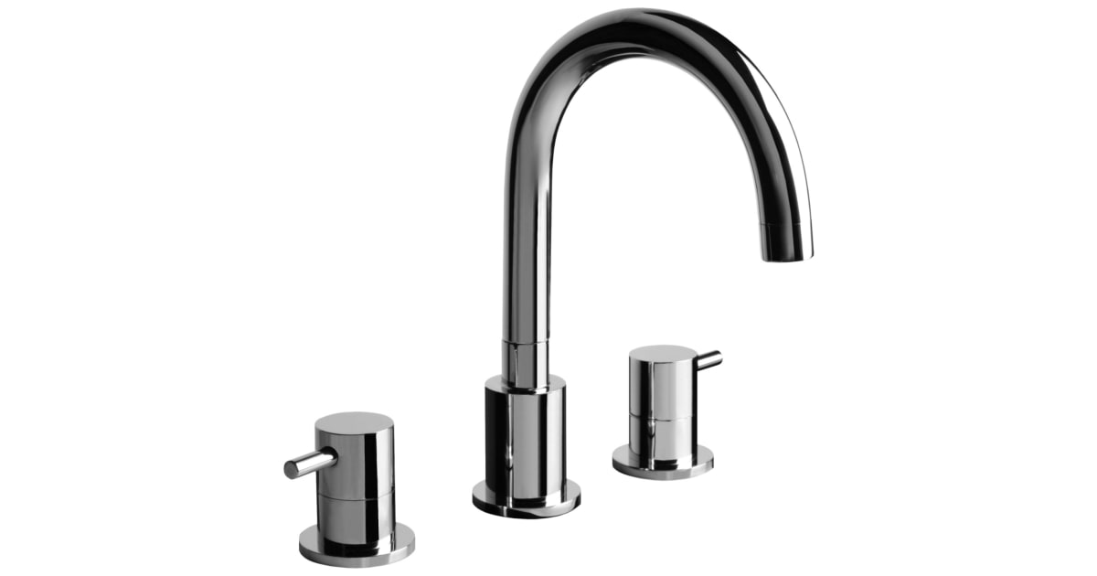 Graff G-6110-LM37B-PC M.E. Widespread Bathroom Faucet with Metal Lever ...